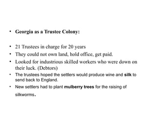 Georgia's Colonization | PPT