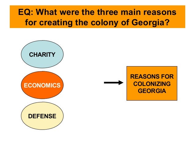 Georgia Colony Economy