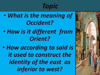 How east is inferior to west | PPTX