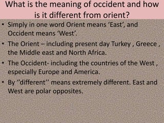 How east is inferior to west | PPTX