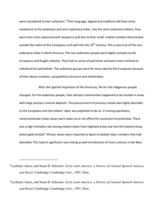 Colonial Spain:Final Essay | PDF