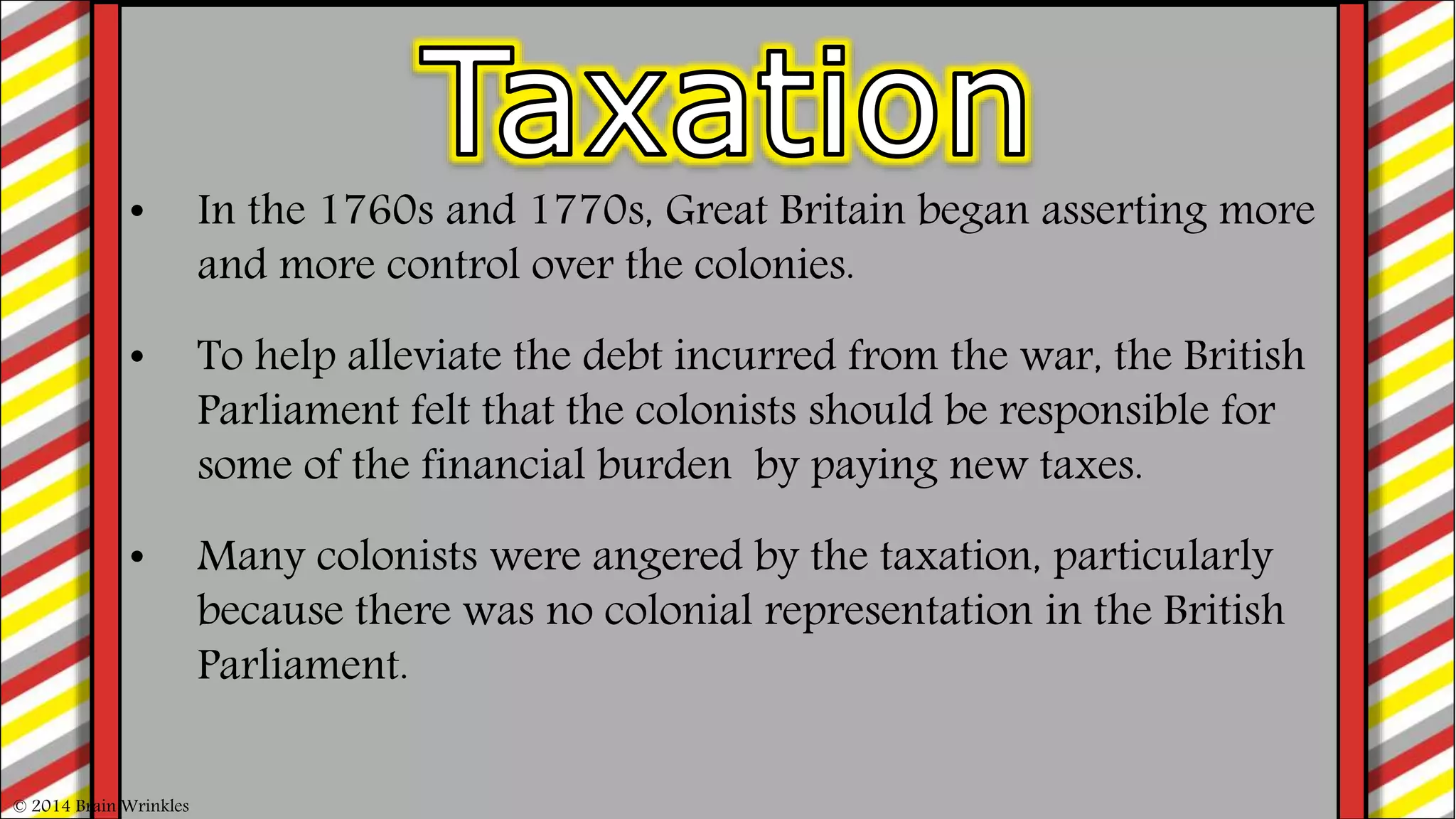Colonial taxation | PPT