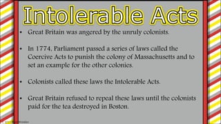 Colonial taxation | PPT | Free Download