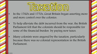 Colonial taxation | PPT
