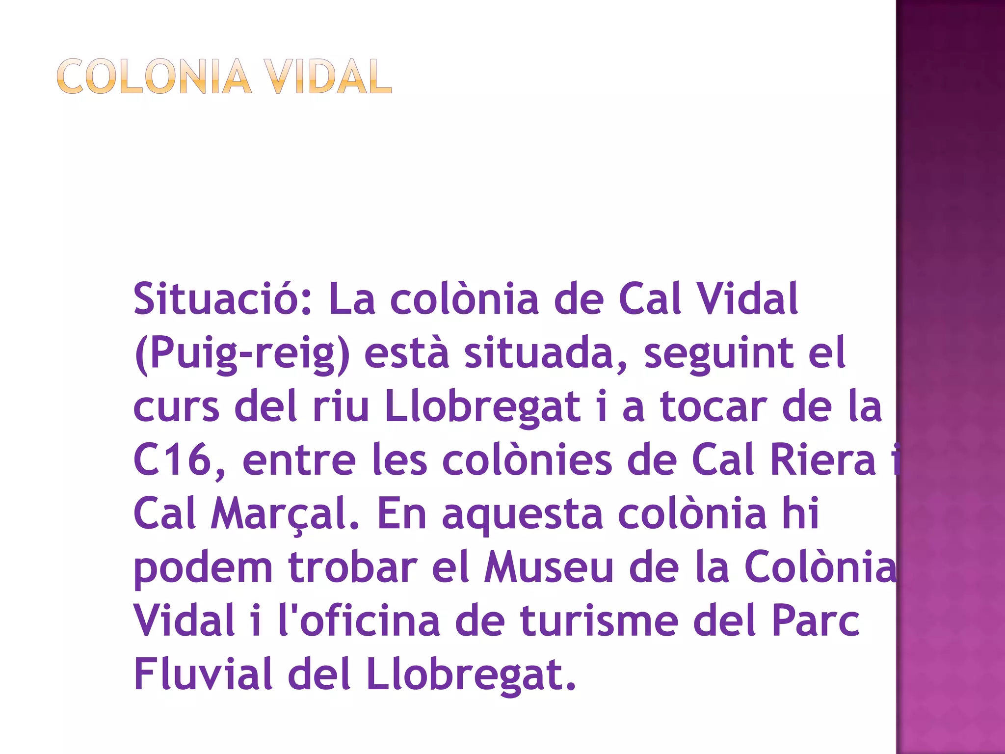 Colonia vidal | PPTX