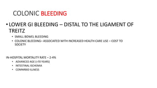 COLONIC BLEEDING a presentation on general surgery.pptx