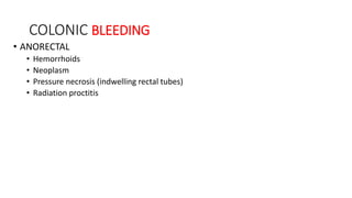 COLONIC BLEEDING a presentation on general surgery.pptx