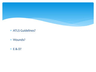 Colonic trauma | PPTX