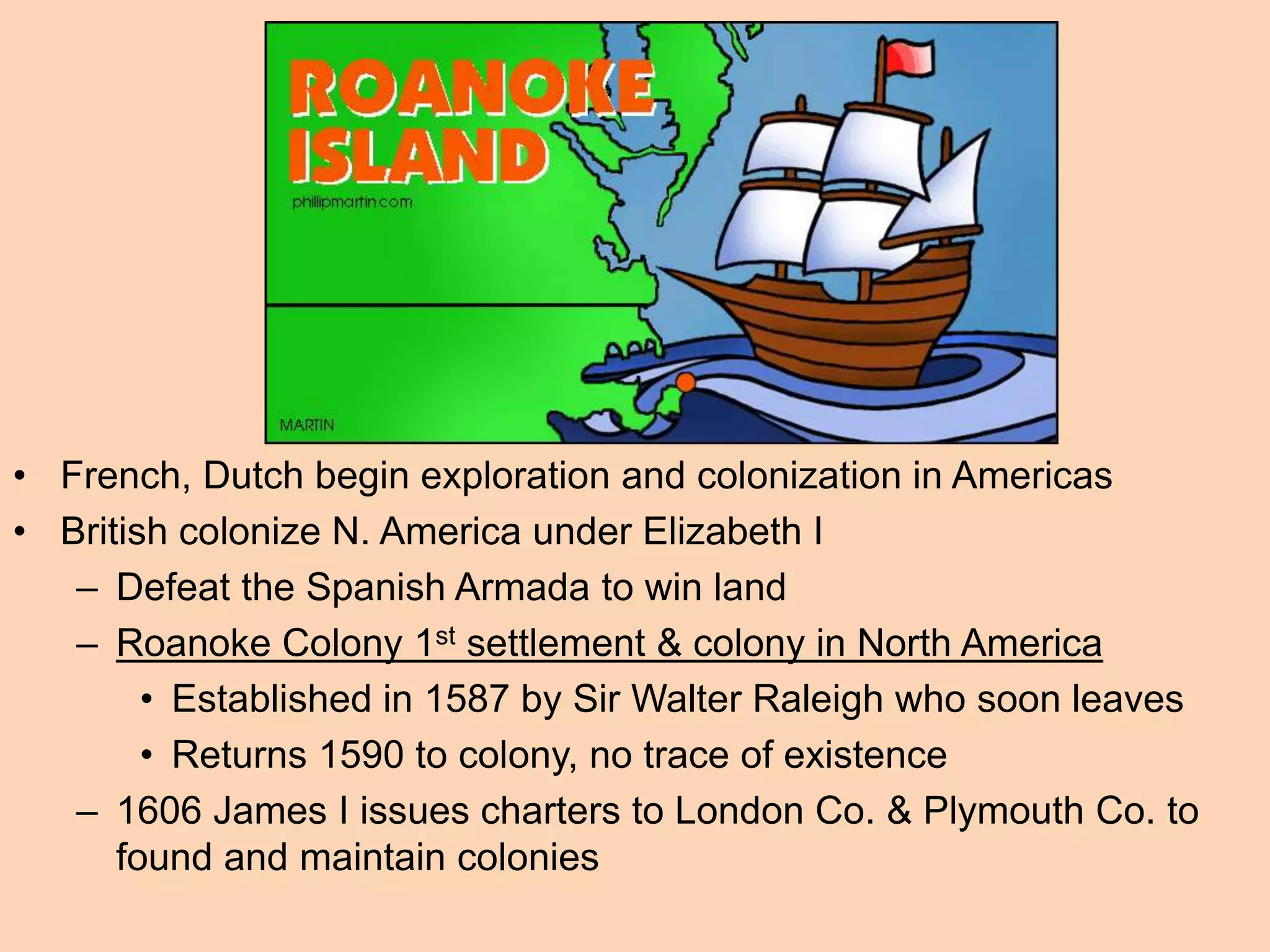 Colonies and religion | PPTX