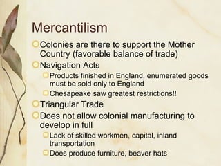 APUSH Colonies review | PPT