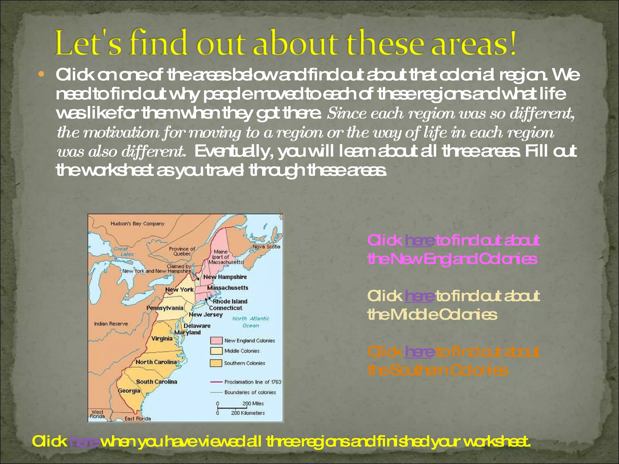 Colonies Virtual Field Trip | PPT | Crime & Harmful Acts to Individuals ...