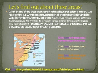 Colonies Virtual Field Trip | PPT | Crime & Harmful Acts to Individuals ...