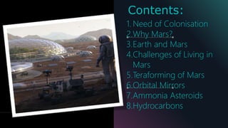 Colonisation of mars | PPTX