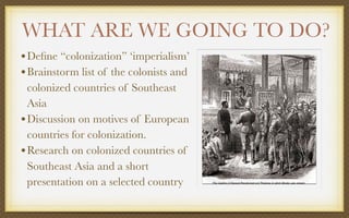 Colonial History of Southeast Asia | KEY