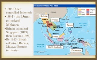 Colonial History of Southeast Asia | PDF