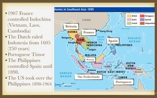 Colonial History of Southeast Asia | PDF