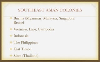 Colonial History of Southeast Asia | PDF