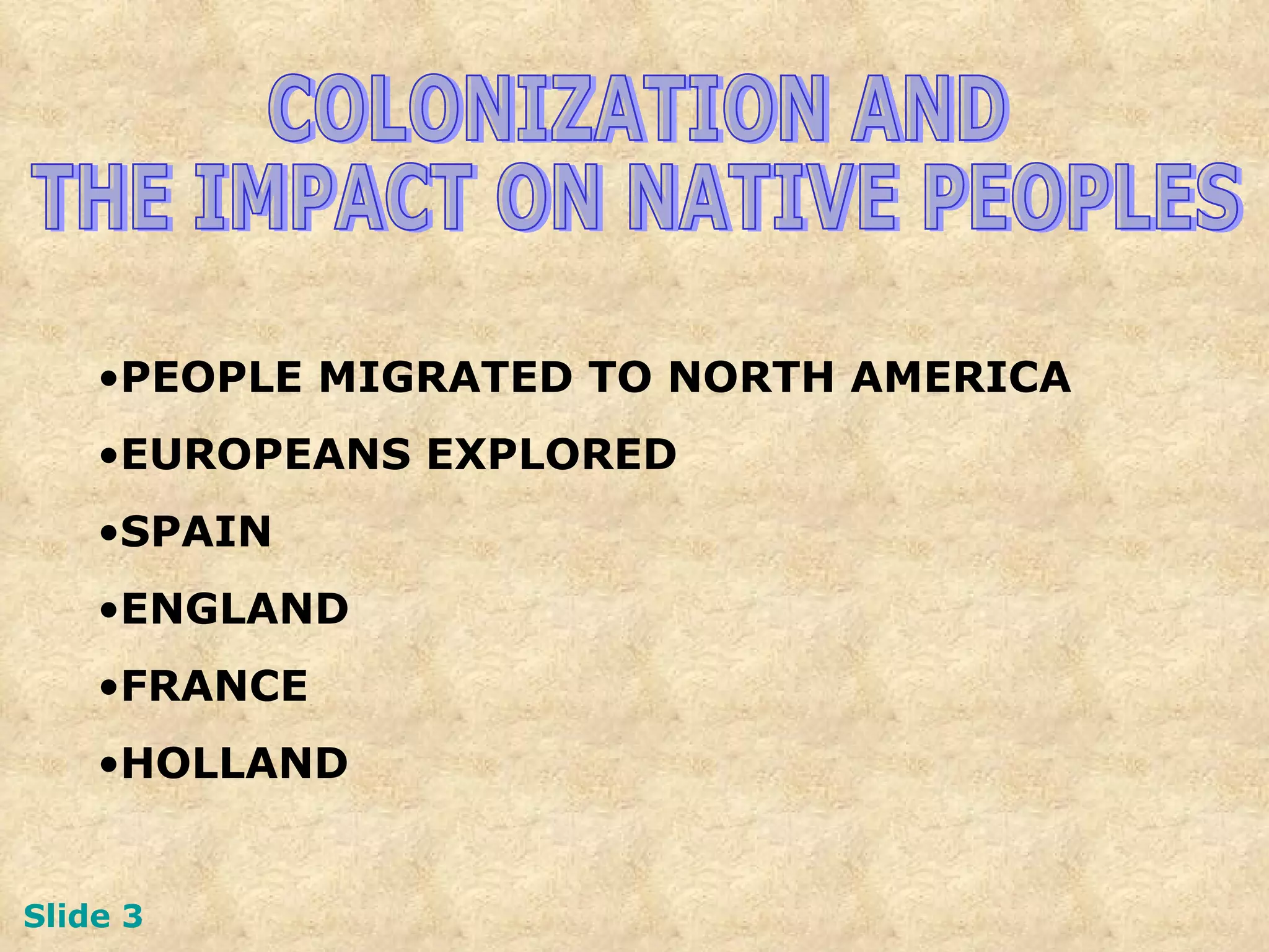 Colonization | PPT