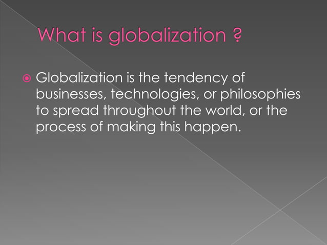 Colonization vs Globalization Santiago Ussa | PPT