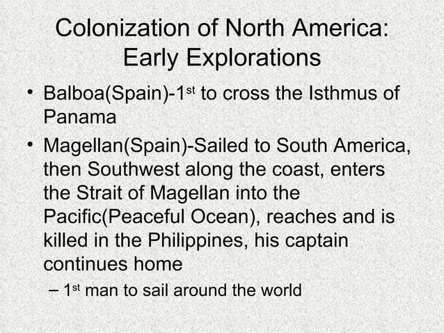 Colonization of America | PPT