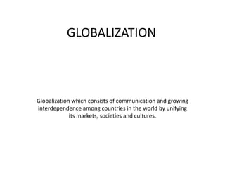 Colonization And Globalization[1] | PPTX | Geography | Science