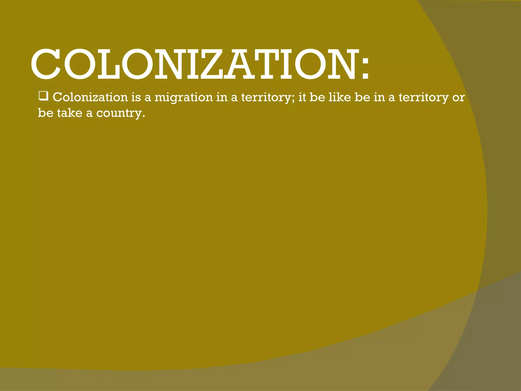 Colonization & Globalization | PPT