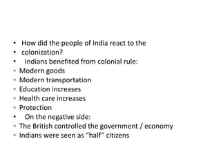 Colonization in india | PPTX