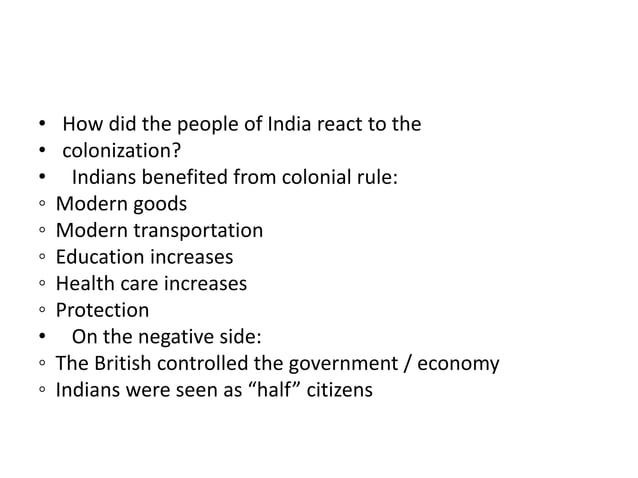 Colonization in india | PPTX