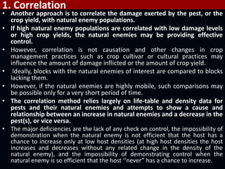 Colonization of natural enemies | PPTX