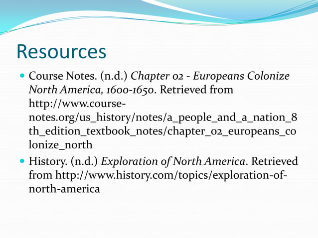 Colonization of north america | PPTX | North America Travel | Travel ...