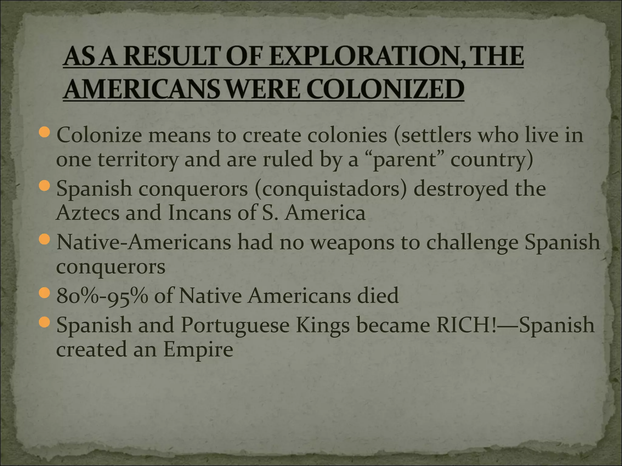 Colonization powerpoint | PPT