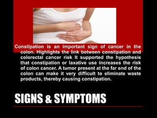 Colonorectal ca | PPT