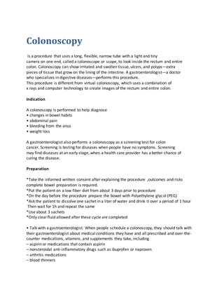 Colonoscopy-GI surgery | PDF