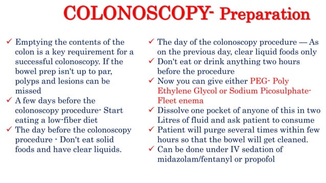 Colonoscopy- A Pictorial Overview | PPT