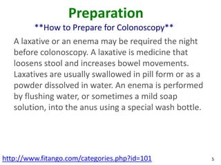 Colonoscopy | PPTX