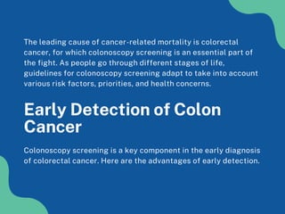 Colonoscopy Screening And Age: Adapting Guidelines For Different Life ...