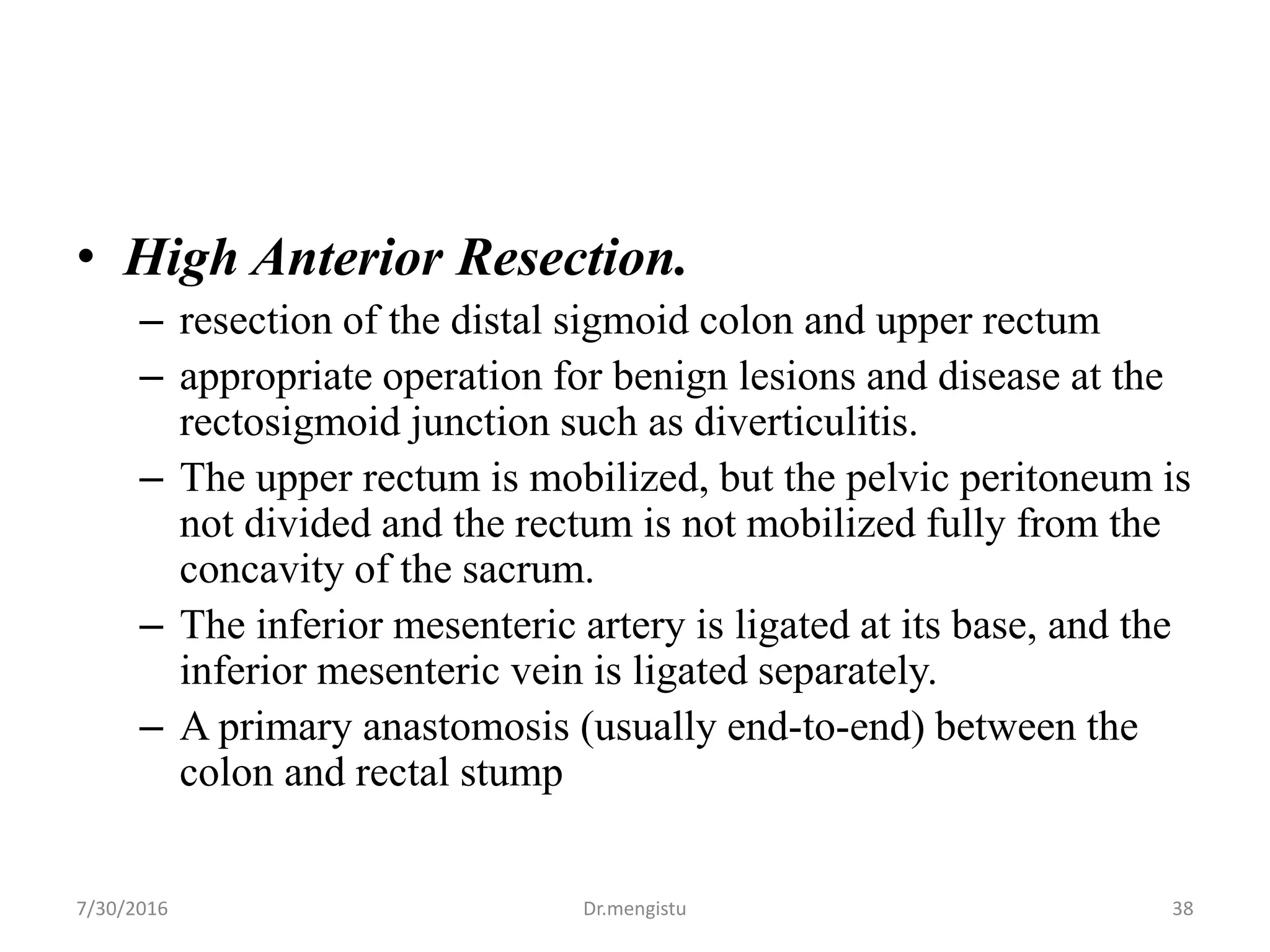 Colon, rectum, and anus | PPTX