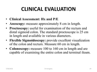 Colon, rectum, and anus | PPTX