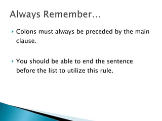 Colons | PPT