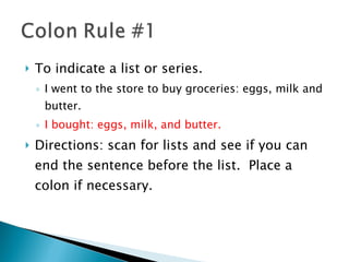 Colons | PPT