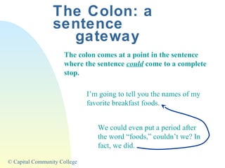 Colons | PPT