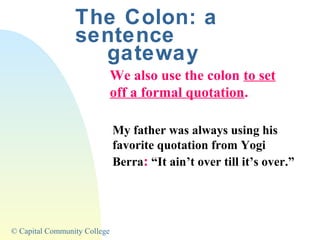 Colons | PPT