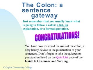 Colons | PPT