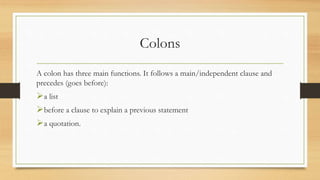 Colons | PPT
