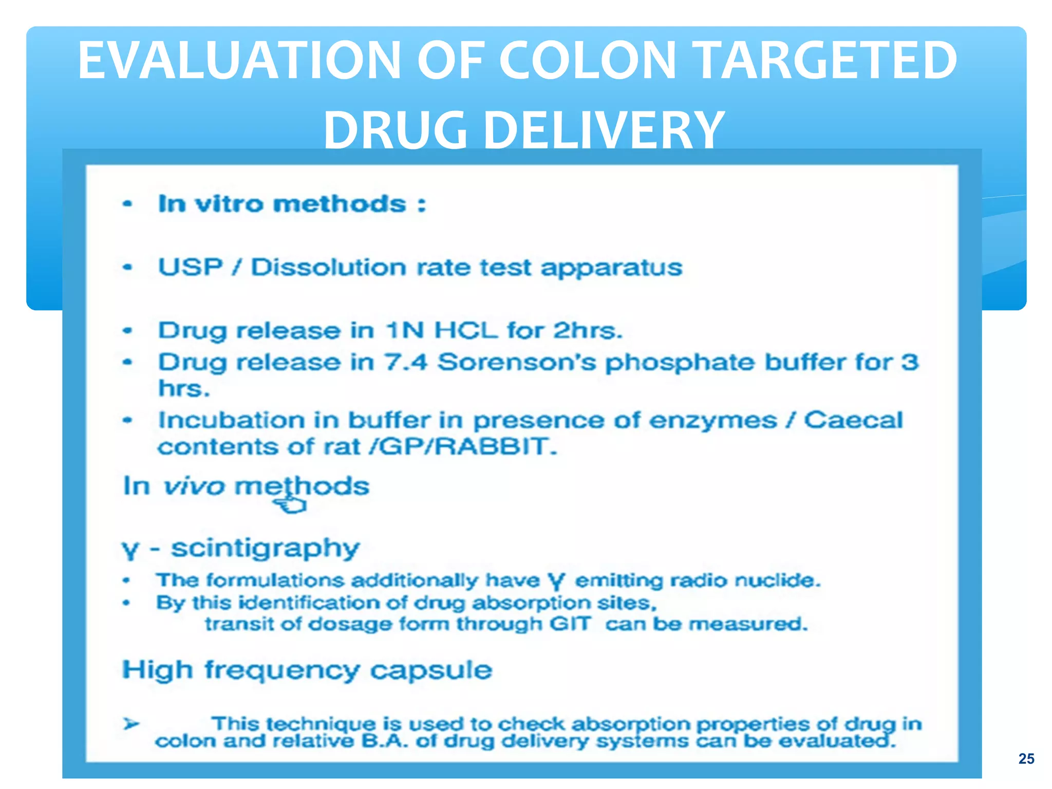 Colon Specefic Drug Delivery System | PPT
