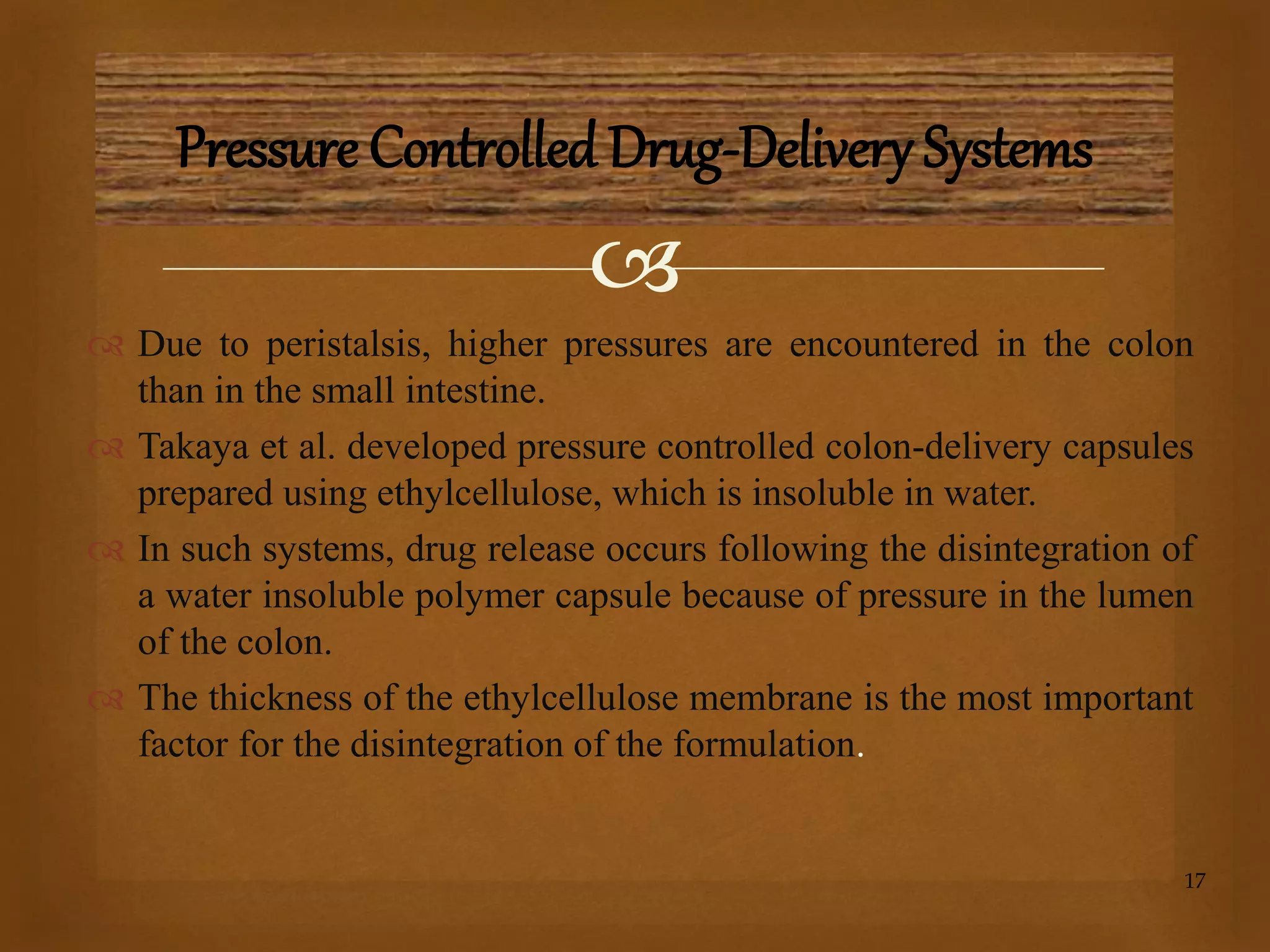 Colon targeted drug delivery | PPTX