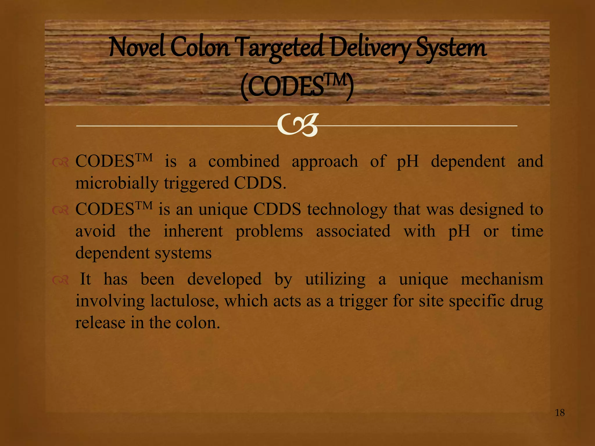 Colon Targeted Drug Delivery Pptx