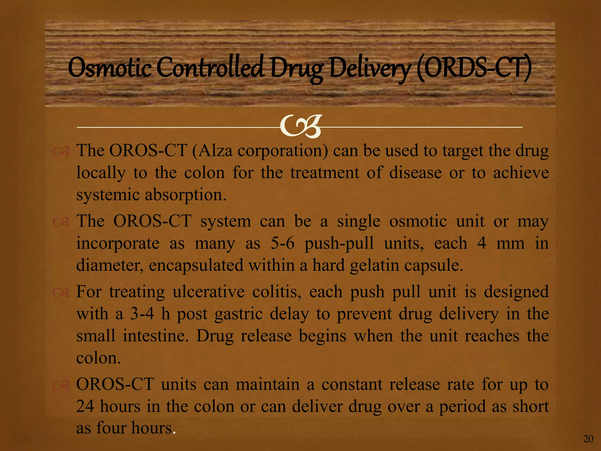 Colon targeted drug delivery | PPTX