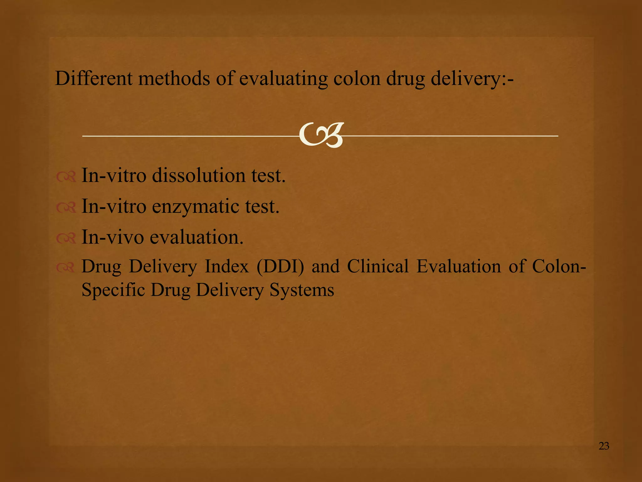 Colon targeted drug delivery | PPTX