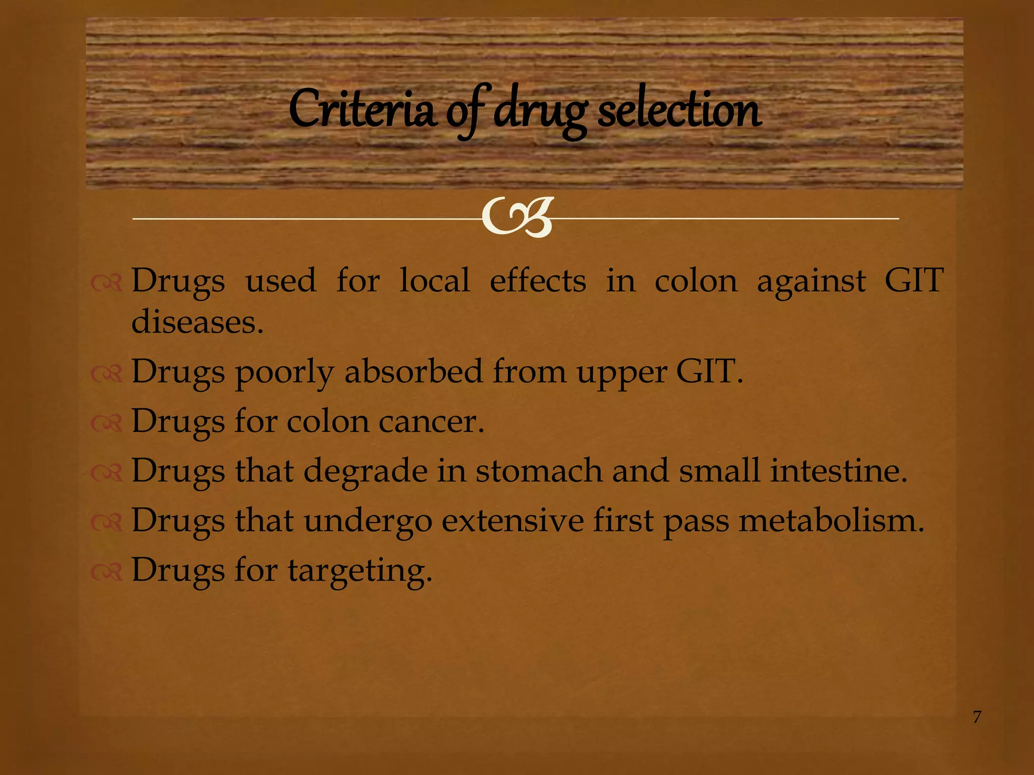 Colon targeted drug delivery | PPTX